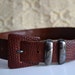 Vintage 90s Brown Pattern Leather Belt, High Waist Statement Belt ...