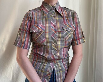 70s Check Pattern - Etsy
