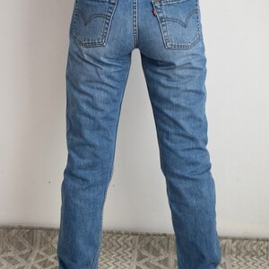 Vintage 90s Levi's 501 Blue Jeans, High Waist Levi Strauss Jeans, Button Fly Levi's, Medium Wash ...