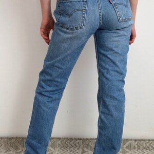 Vintage 90s Levi's 501 Blue Jeans, High Waist Levi Strauss Jeans, Button Fly Levi's, Medium Wash ...