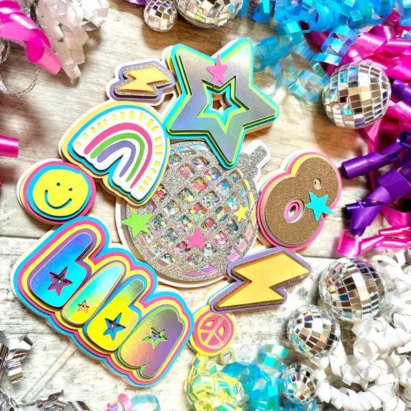 Aesthetic Cake Topper - Etsy