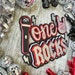 One Rocks Rock N Roll Born to Rock Theme Cake Topper - Etsy