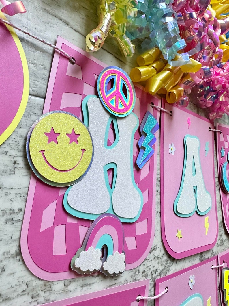 Preppy Patch Party Birthday Banner - Etsy