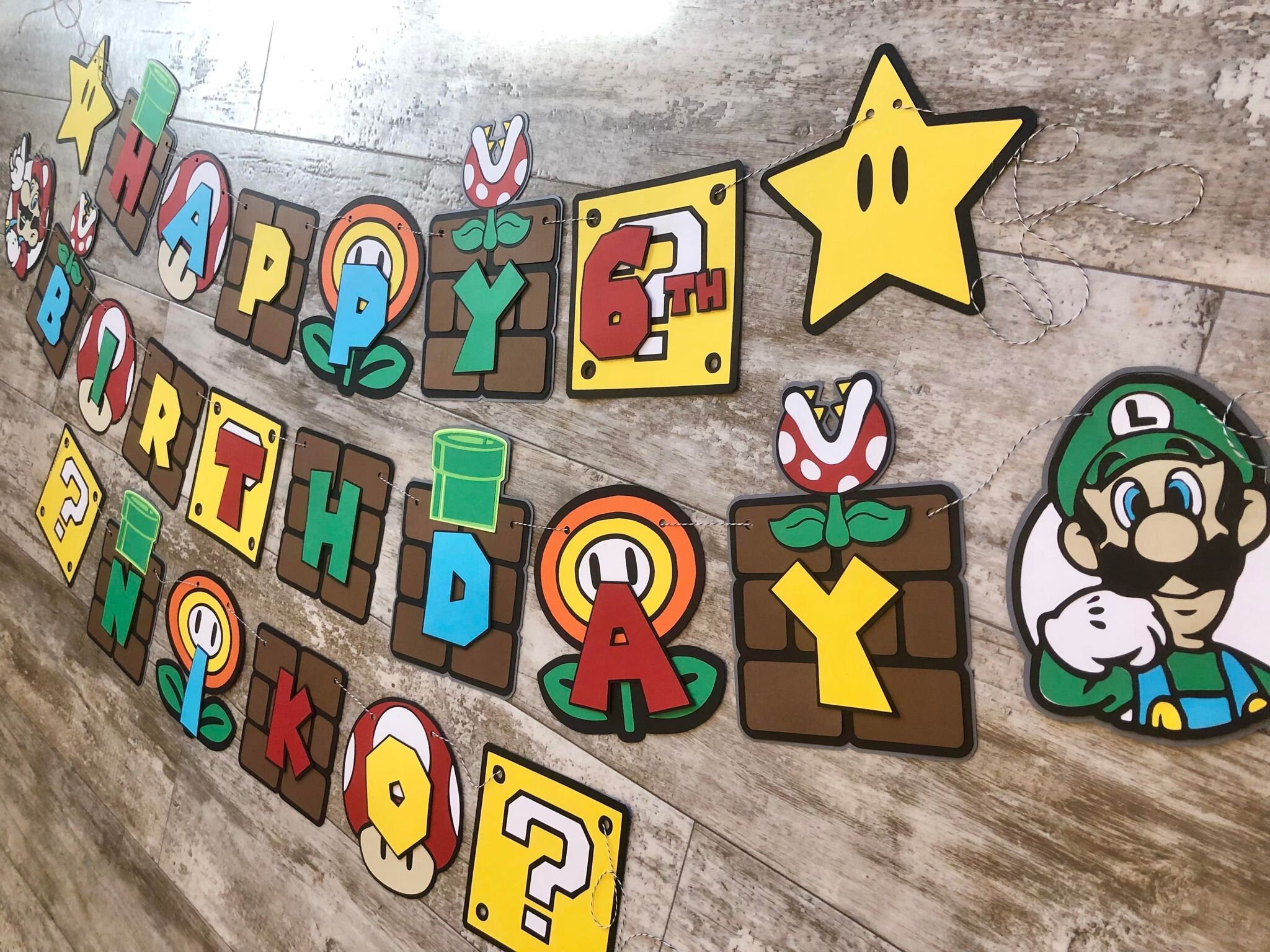 Vintage Sewer Pipe Brothers Birthday Banner - Etsy