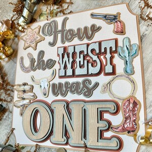 How the West Was ONE Cowboy Wild West First Rodeo Theme Birthday Table ...