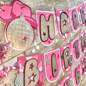 Disco Cowgirl Lets Go Girls Space Cowgirl First Rodeo Theme Birthday ...