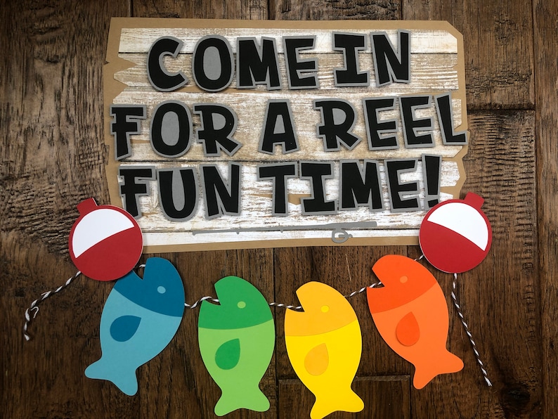 The Big ONE Fishing Theme Bobber Banner First Birthday Banner - Etsy