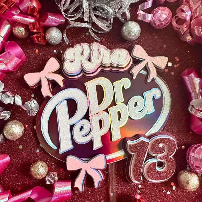 Dr Pepper With Bow - Etsy
