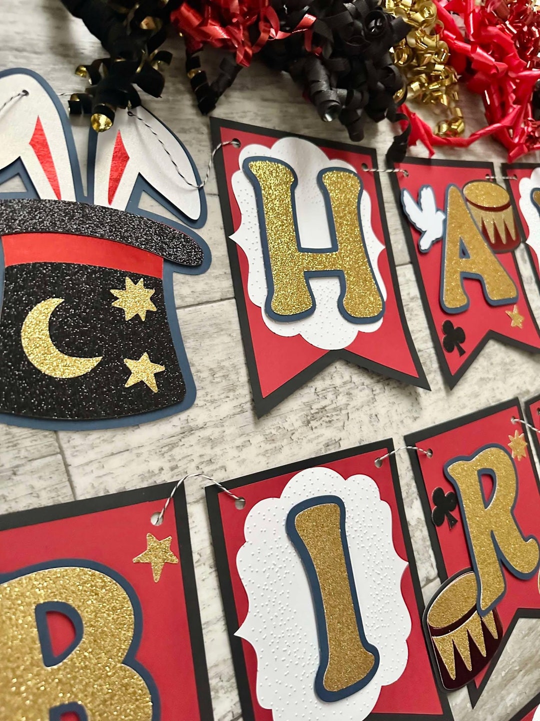 Magic Theme Birthday Banner L Magician Birthday L Magnificent Magic ...