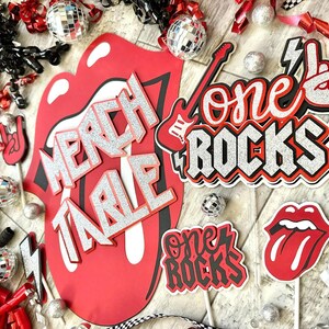 Rock N Roll Mouth Custom Wording Another One Bites the Dust Pour Some ...