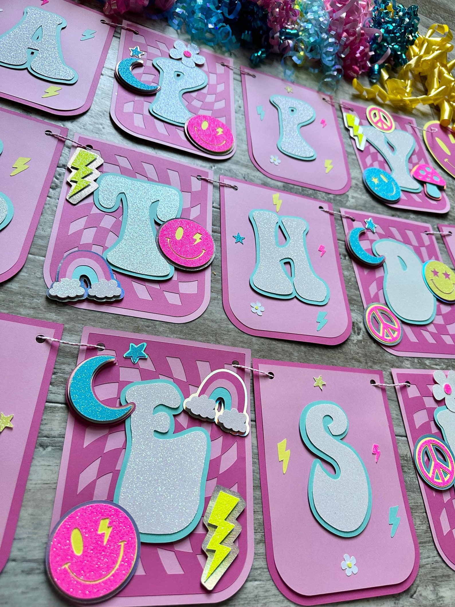 Preppy Patch Party Birthday Banner - Etsy