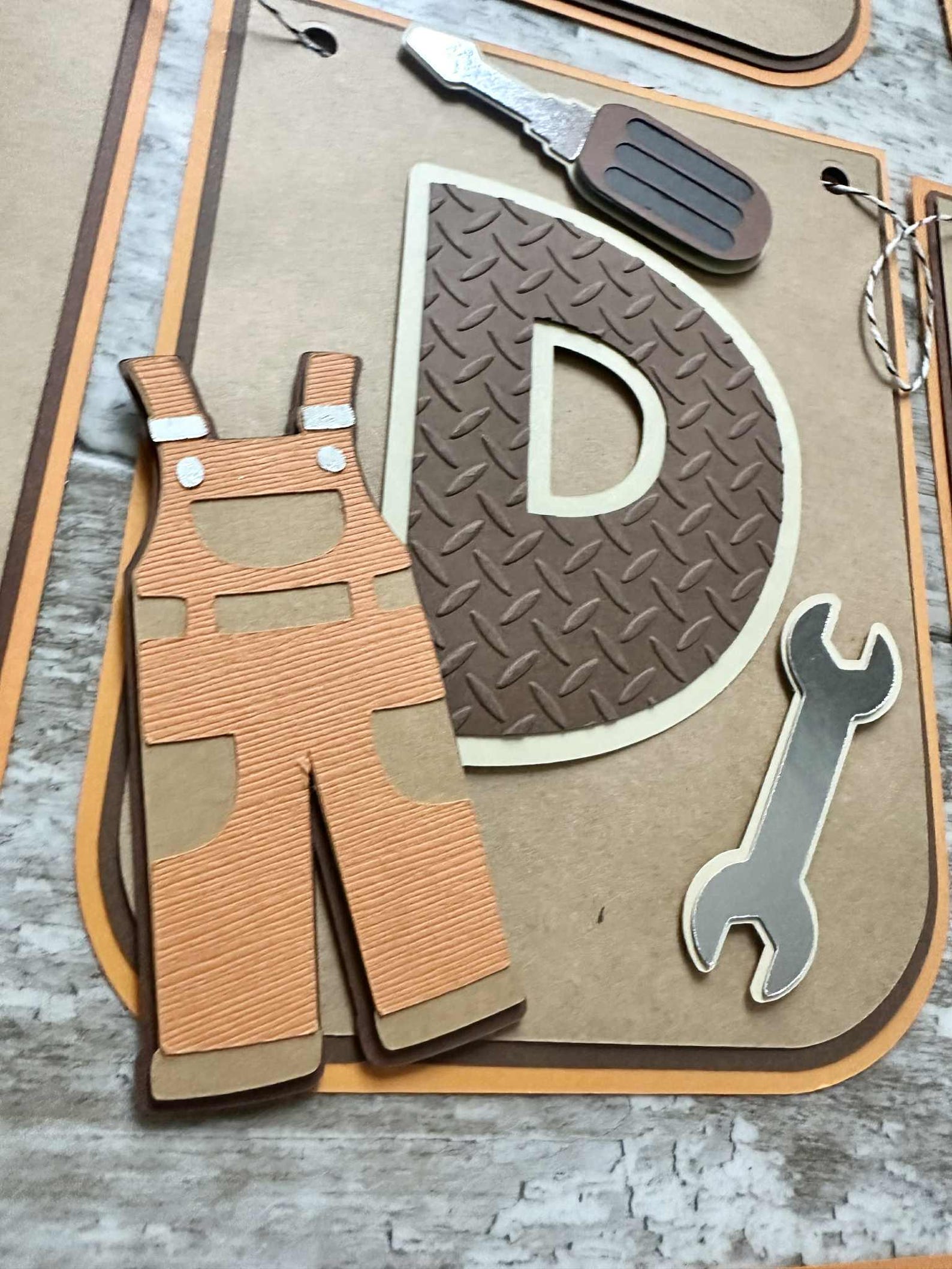 Workin Man Tools Handyman Theme Orange Brown Birthday Banner - Etsy