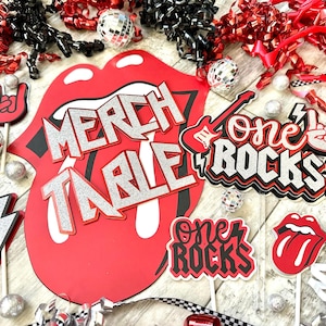 Rock N Roll Mouth Custom Wording Another One Bites the Dust Pour Some ...