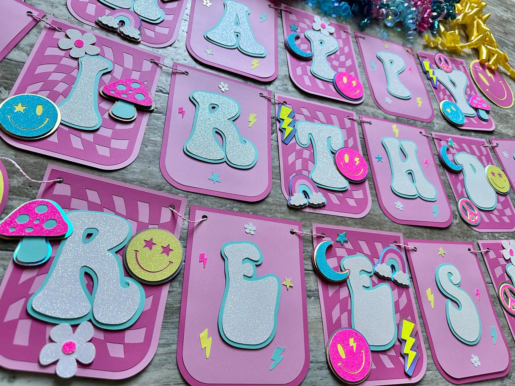 Preppy Patch Party Birthday Banner - Etsy