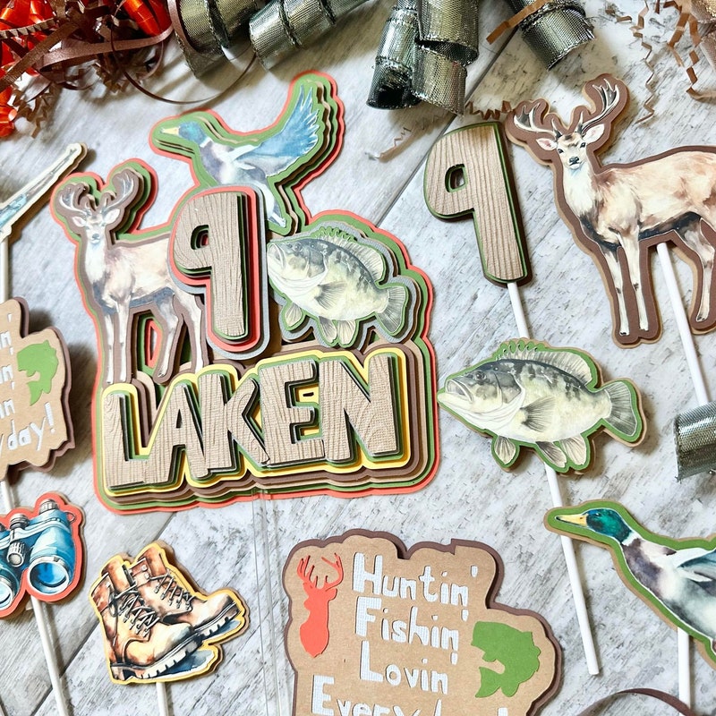 Hunting Cake Topper - Etsy