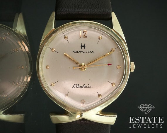 Vintage 14k Yellow Gold Hamilton Electric 505 Polaris… - Gem