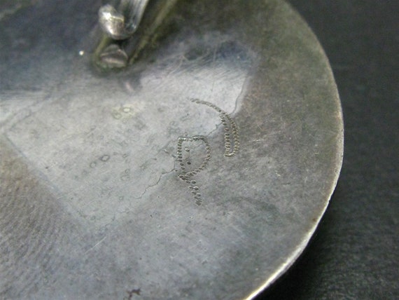 Vintage Sterling Signed PD Turquoise Navajo Shadowbox… - Gem