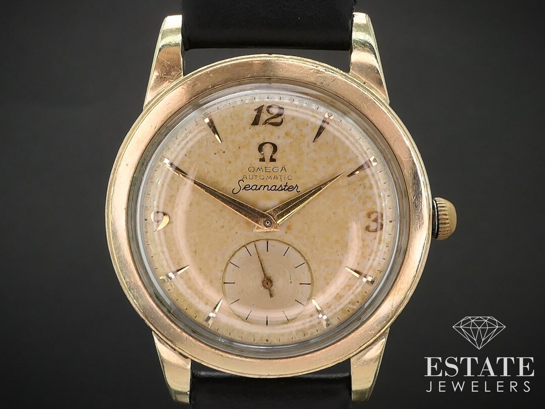 Vintage Gold Filled Omega Seamaster Cal. 344 Bumper Automatic Mens ...