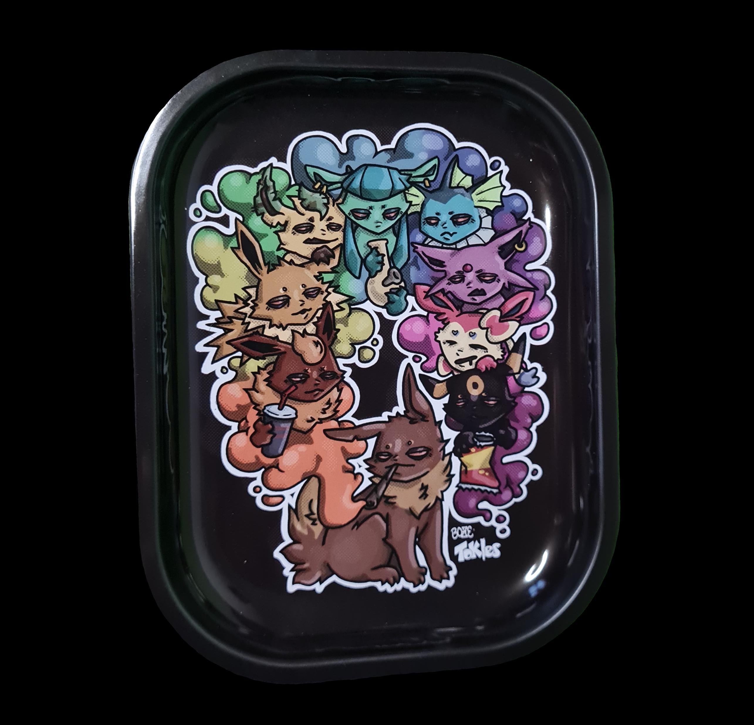 Eevee Evolutions Rolling Tray Stoner Pokemon Themed - Etsy
