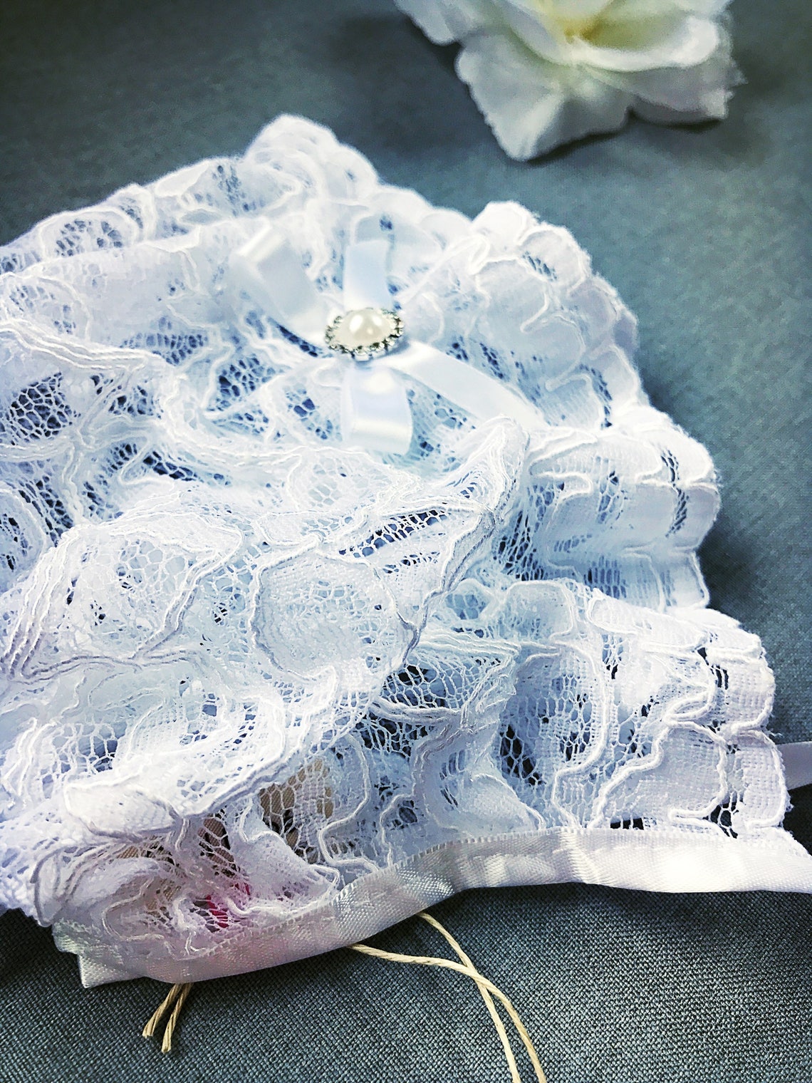 Venus White Lace Christening Bonnet White Lacy Bonnet | Etsy