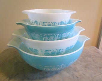 Blue and white pyrex | Etsy