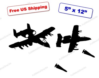A10 warthog decal | Etsy