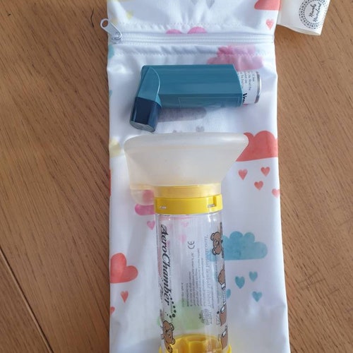 Asthma Inhaler Pouch Clip on Puffer Bag Asthma Puffer Pouch | Etsy