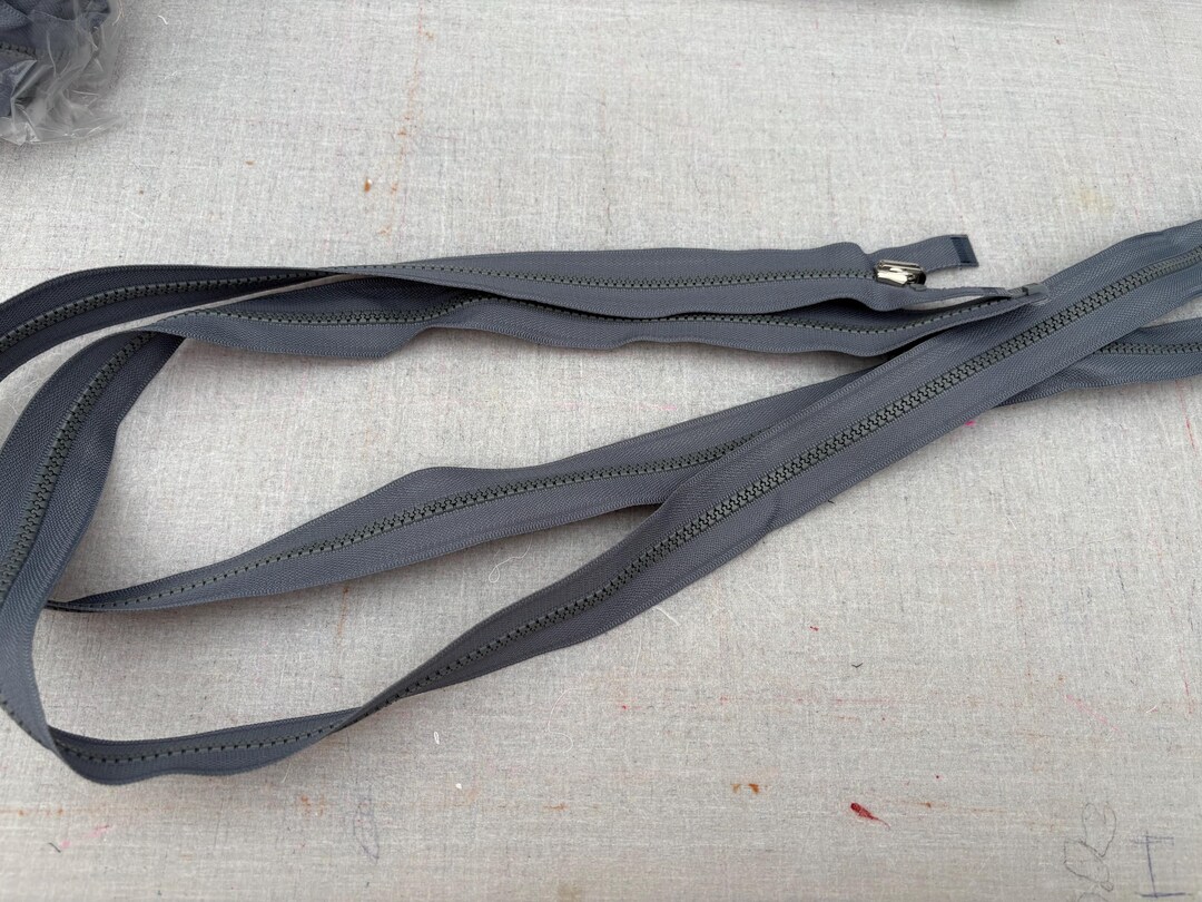 200cm Grey Chunky Zipper Heavy Duty - Etsy