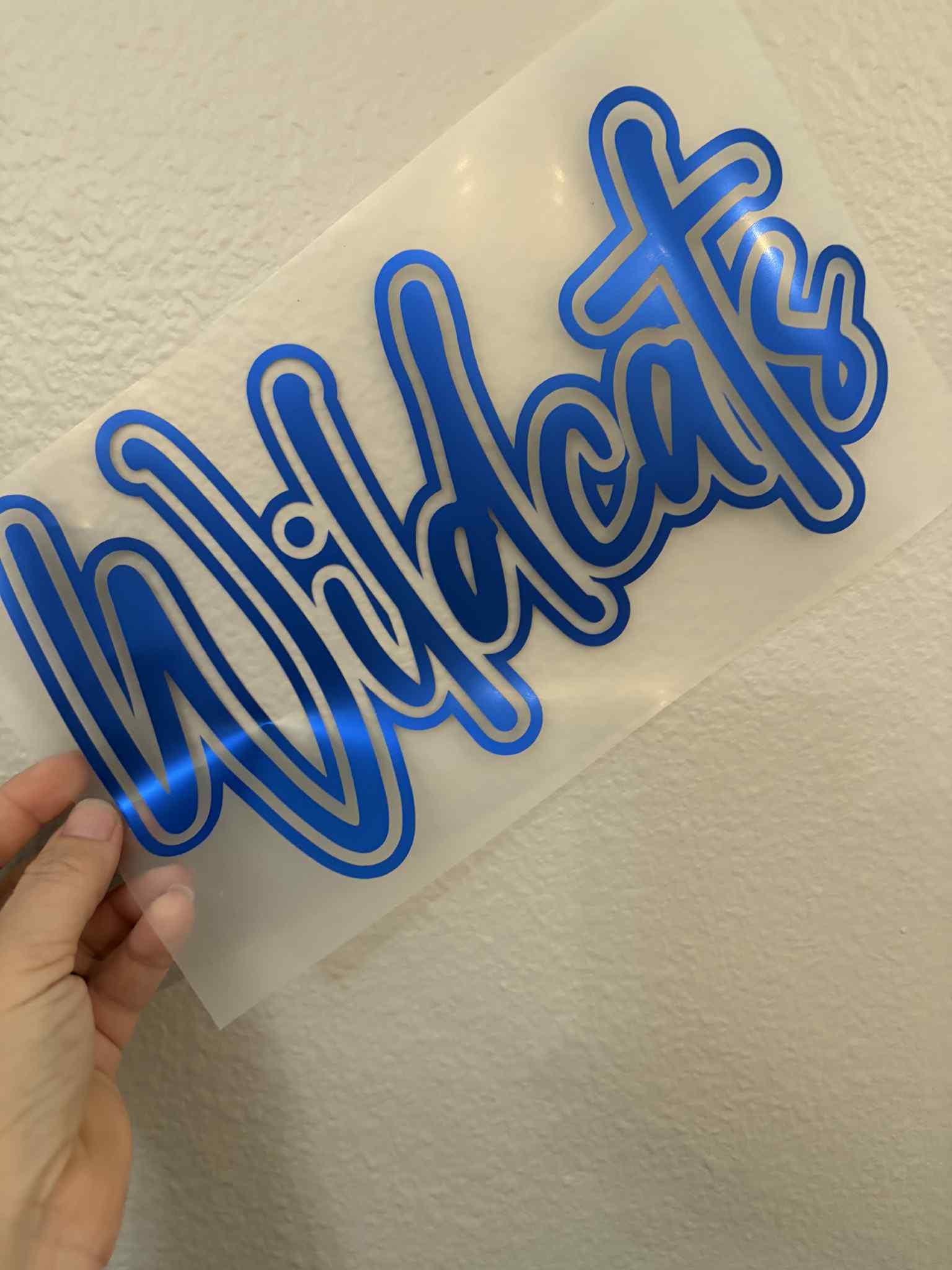 10" Metallic CUSTOM PUFF HTV - Ready to Press- Puff Transfer- 3D Puff ...