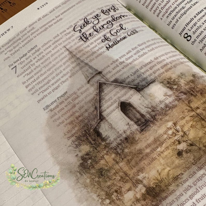PRINTED Bible Tip in Images| 2 to Page| Random Set per Page- #1 - Etsy
