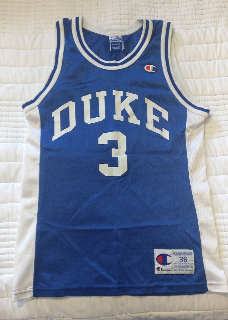 Vintage NCAA Duke Blue Devils Basketball Jersey - Etsy