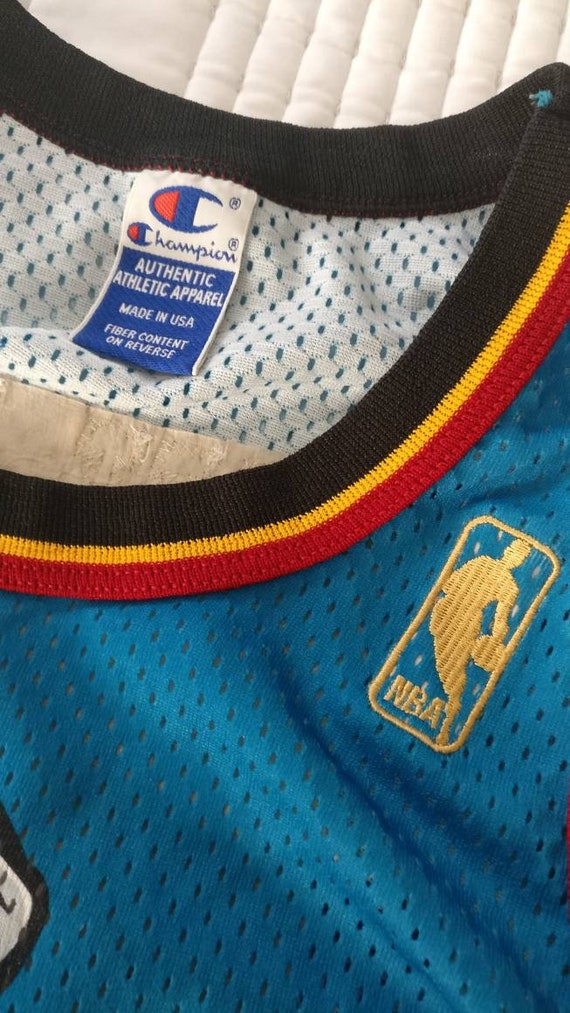 Vintage Mens NBA 50th anniversary logo Grant Hill aut… - Gem