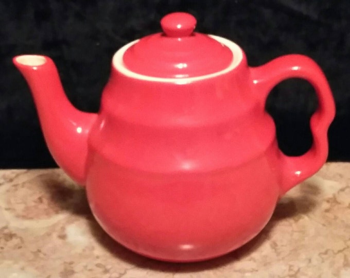 Universal Cambridge Vintage Teapot. Universal Cambridge Red Teapot. - Etsy