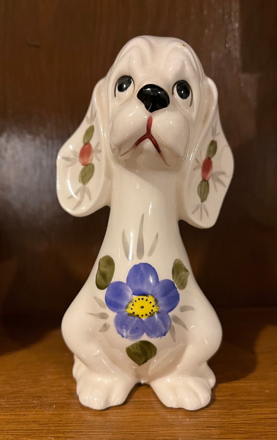 Vintage Brinn’s Droopy Ear/sad Eyes Puppy Dog Porcelain Figurine - Etsy