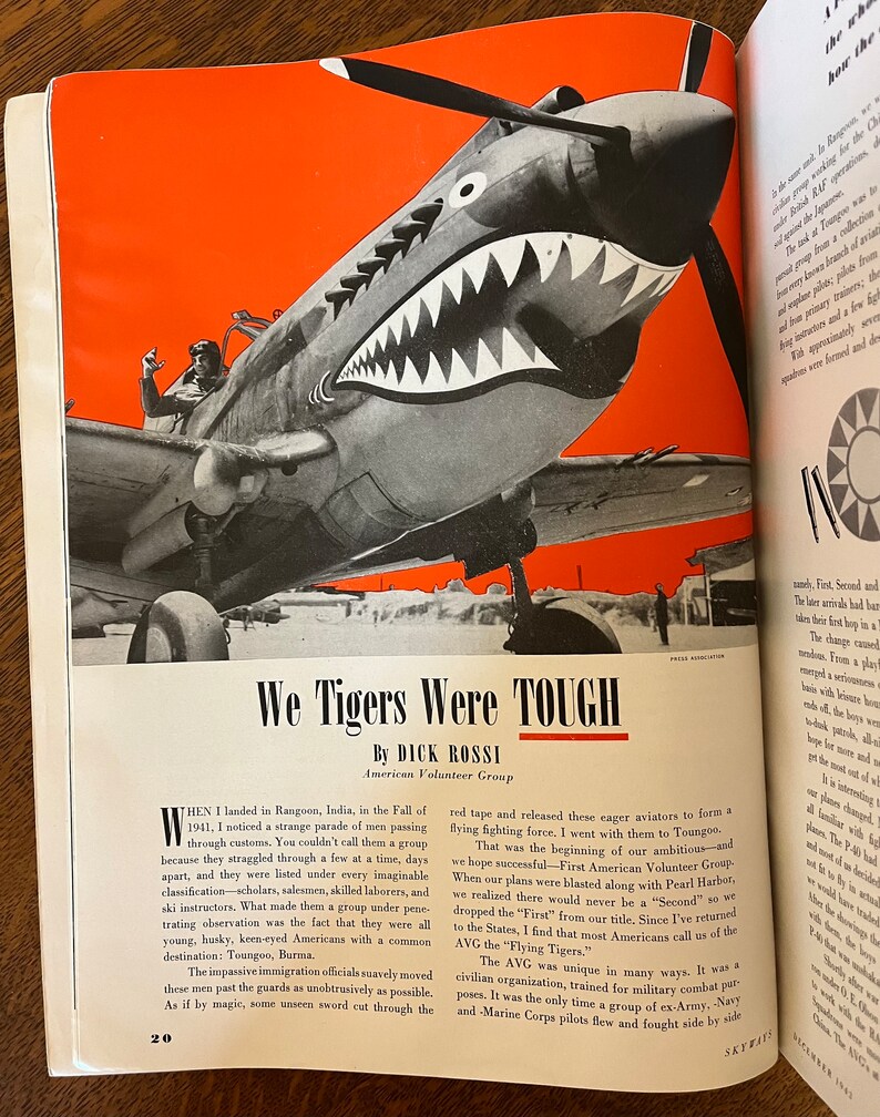 Vintage Rare Skyways Magazine 1942 Vol.1, No.2 Complete Album of Americas War Planes - Etsy