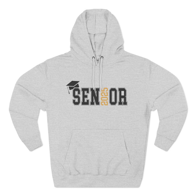 Senior 2025 Fleece Hoodie Graduation Gift, High School Senior ...