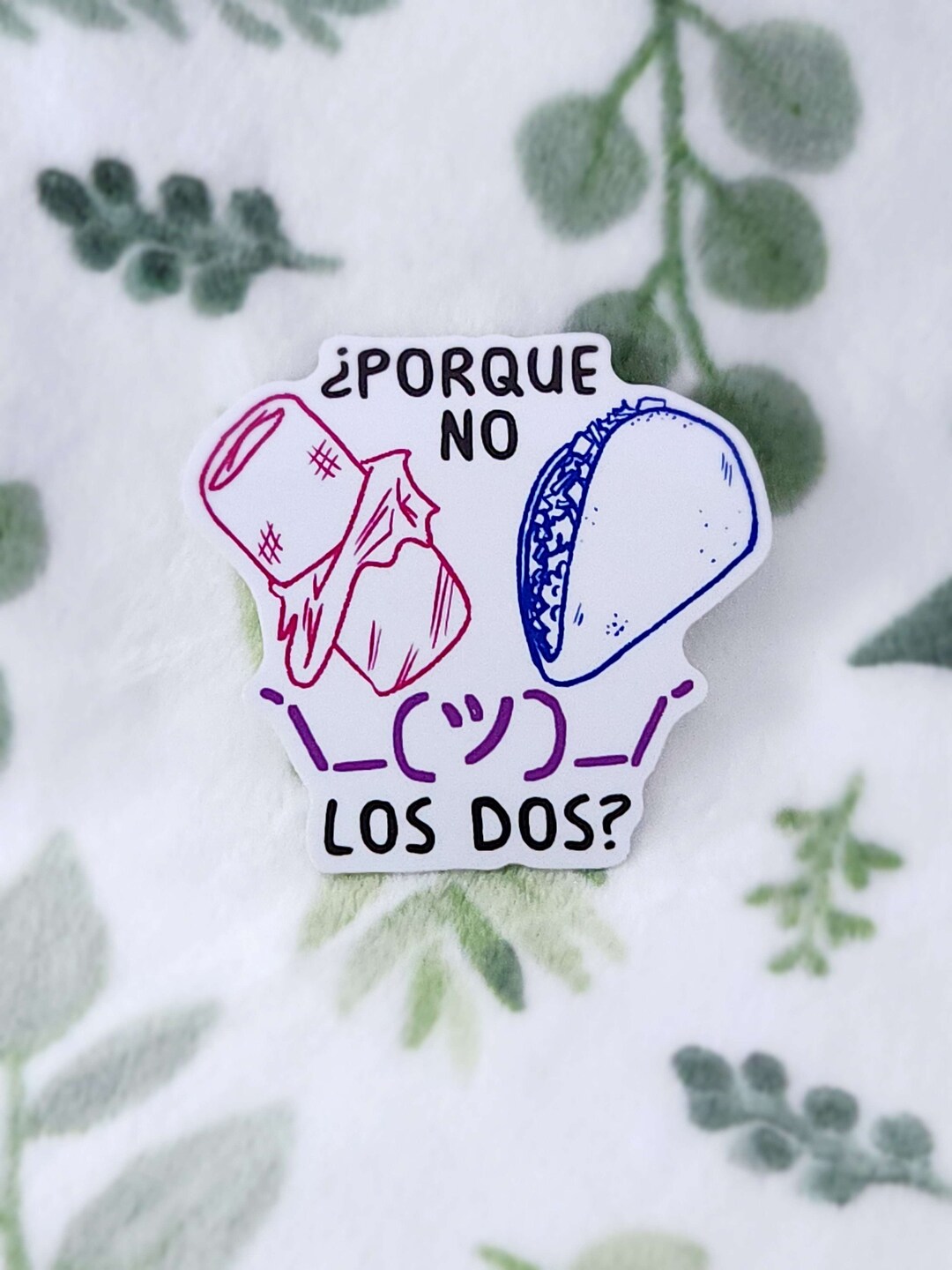 Porque No Los Dos Vinyl Sticker - Etsy