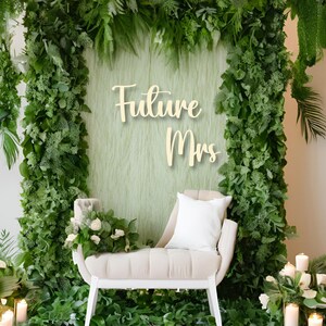 Future Mrs Wood Sign, Bridal Shower Backdrop, Future Mrs Backdrop Sign ...