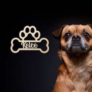 Custom Dog Sign, Dog Name Sign, Dog Kennel Name Plate, Dog Signs for ...