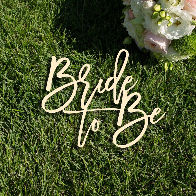 Bride to Be Wood Sign - Etsy