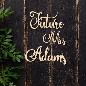 Future Mrs Sign, Bridal Shower Backdrop, Future Mrs Custom, Bridal ...