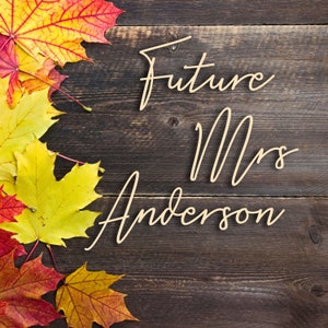 Future Mrs Sign, Bridal Shower Backdrop, Future Mrs Last Name, Bridal ...