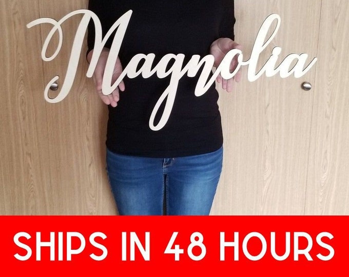 Nursery Name Sign Wood Name Sign Addison Sign Baby Wall - Etsy