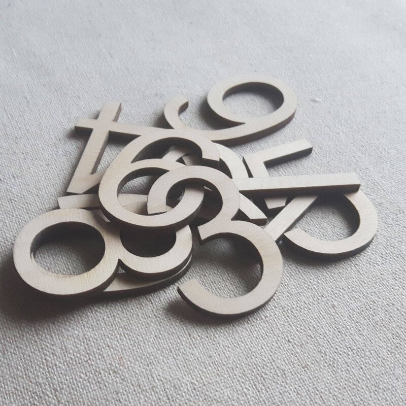 Wooden Numbers - Etsy