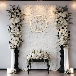 Couples Name Sign, Two Names Sign, Engagement Party Sign, Large Name ...