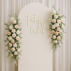 Future Mrs Sign, Bridal Shower Sign, the Future Mrs Last Name Wood Sign ...