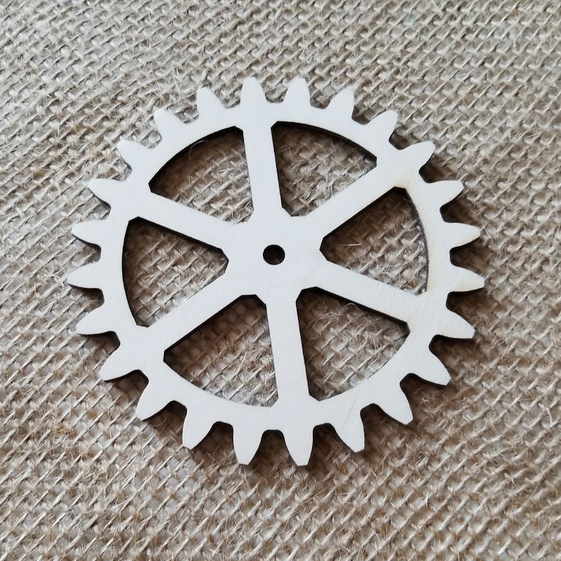 Large Wooden Gear Steampunk Decor Wooden Cogs Steampunk | Etsy