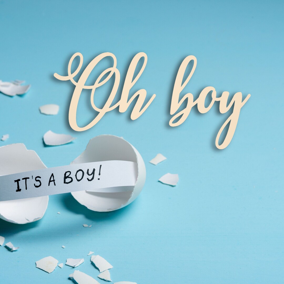 Oh Boy Sign, Gender Revealing Boy Sign, Baby Shower Backdrop, Oh Boy ...