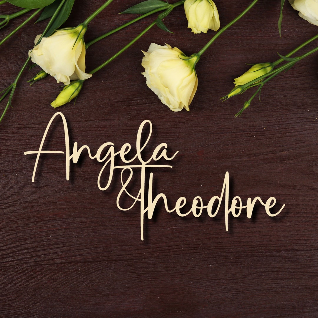 Engagement Sign, Couples Name Sign, Two Names Sign, Engagement Party ...