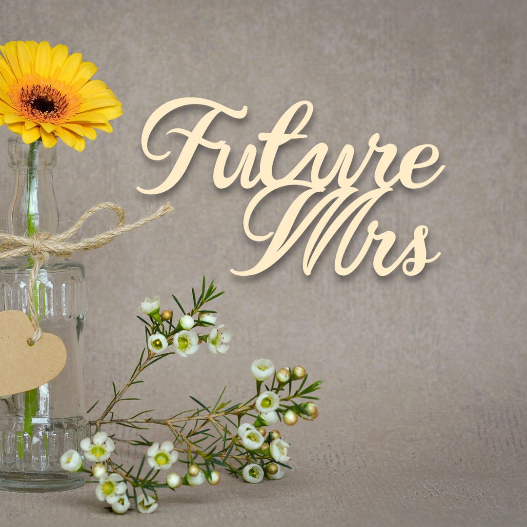 Future Mrs Sign, Bridal Shower Sign, Bridal Shower Decor, Future Mrs ...